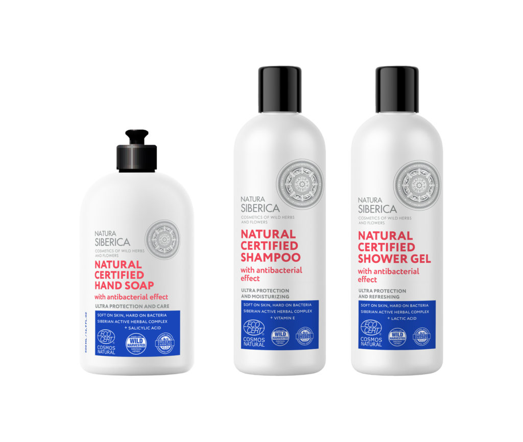 NS. Natural certified hand soap with antibacterial effect. Ultra ...